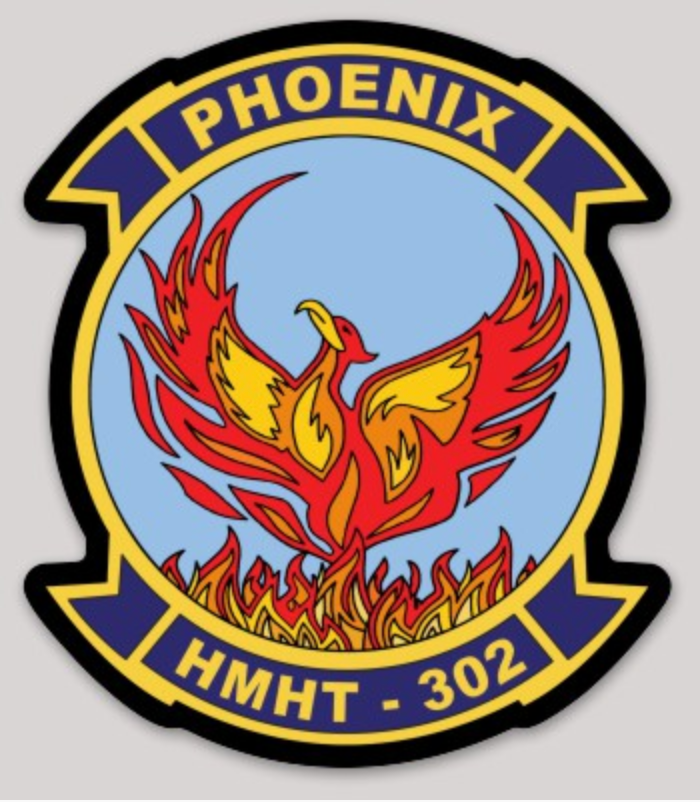 Officially Licensed USMC HMHT-302 Phoenix 2020 Sticker – MarinePatches ...