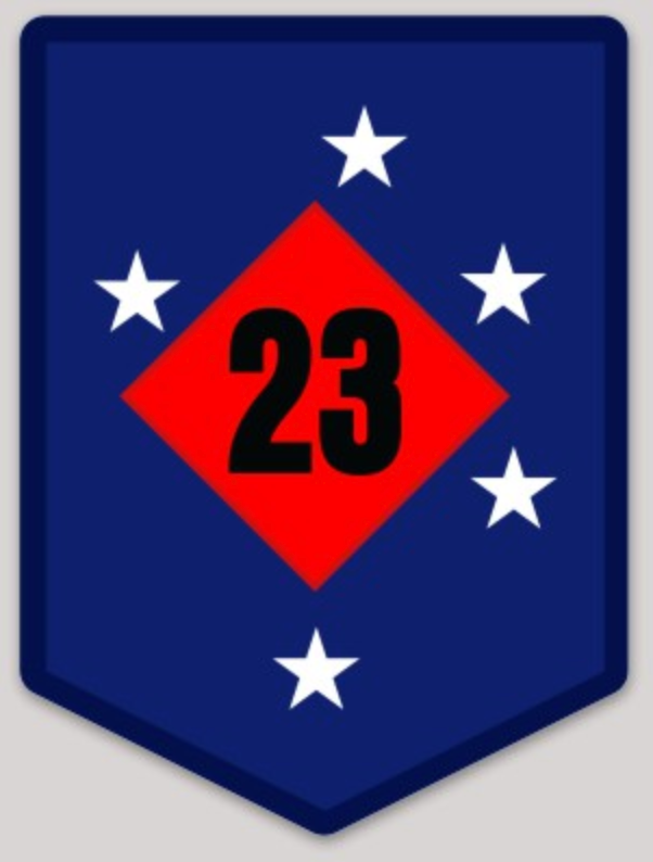 Buy Officially Licensed USMC 23rd Patch | MarinePatches.com ...