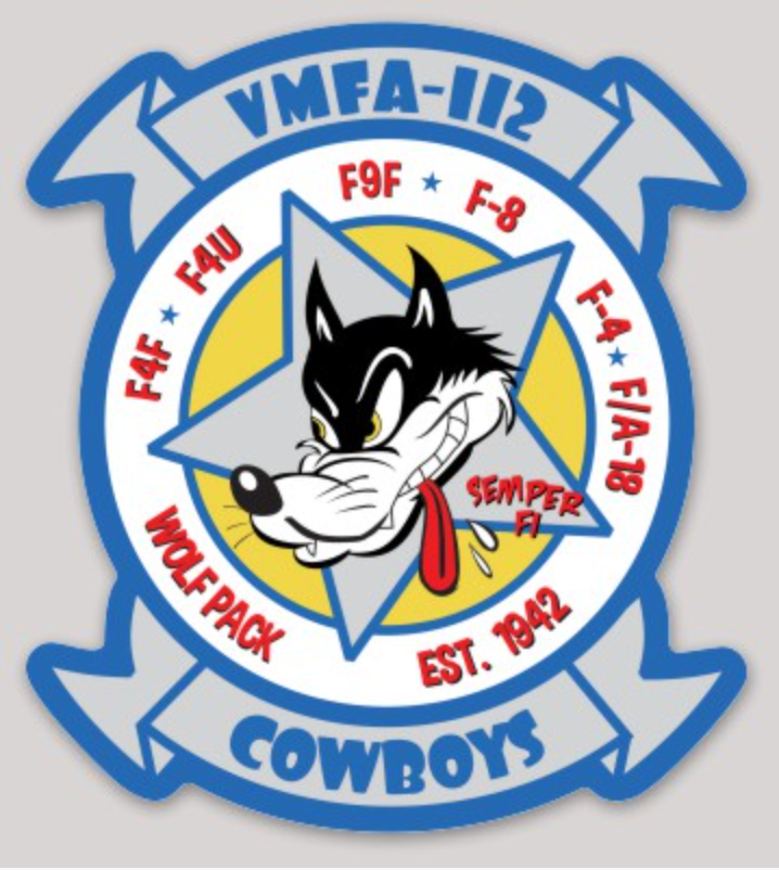 Buy Official VMFA-112 Cowboys WWII Patch | MarinePatches.com ...