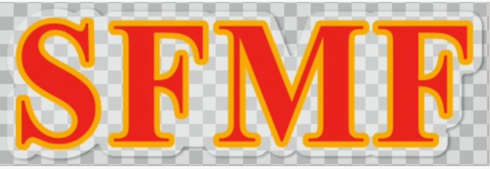 Buy SFMF Clear vinyl stickers Patch | MarinePatches.com – MarinePatches ...