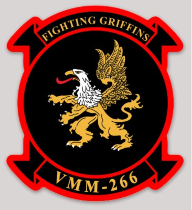 Shop USMC VMM-266 Fighting Griffins Sticker – MarinePatches.com ...