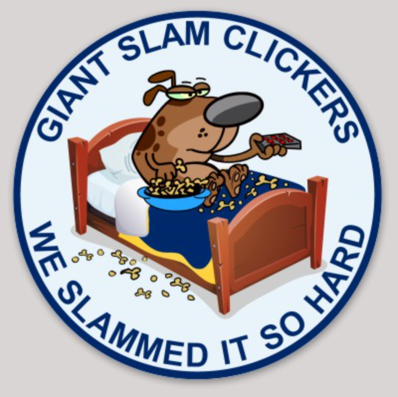 Buy Giant Slam Clickers Stickers Patch | MarinePatches.com ...