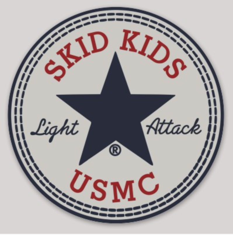 Buy USMC Skid Kids Sticker Patch | MarinePatches.com – MarinePatches ...