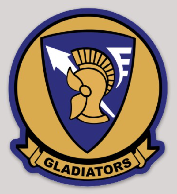 Officially Licensed US Navy VA-106 Gladiators Sticker – MarinePatches ...