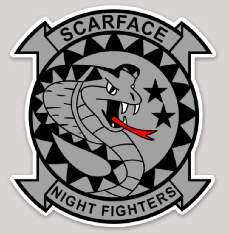 Officially Licensed USMC HMLA-367 Night Fighters Squadron Sticker ...