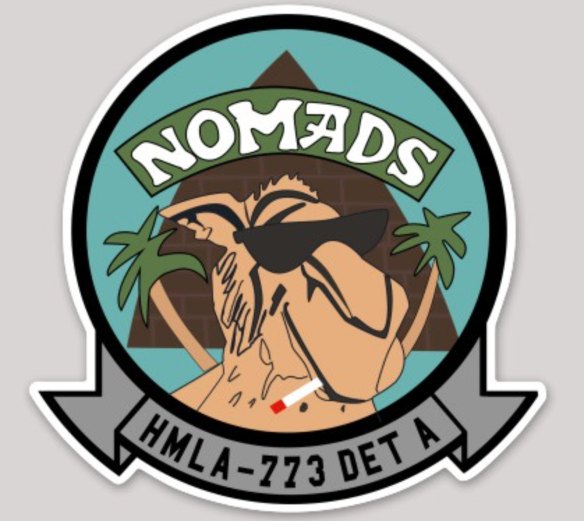 Buy Official HMLA-773 Det A Nomads Patch | MarinePatches.com ...