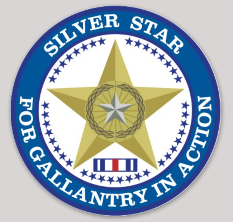 Silver Star Sticker – MarinePatches.com - Custom Patches, Military and ...