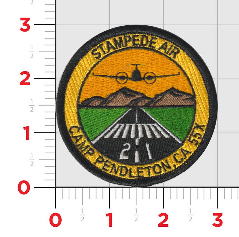 Buy Camp Pendleton Stampede Air 55 Patch | MarinePatches.com ...