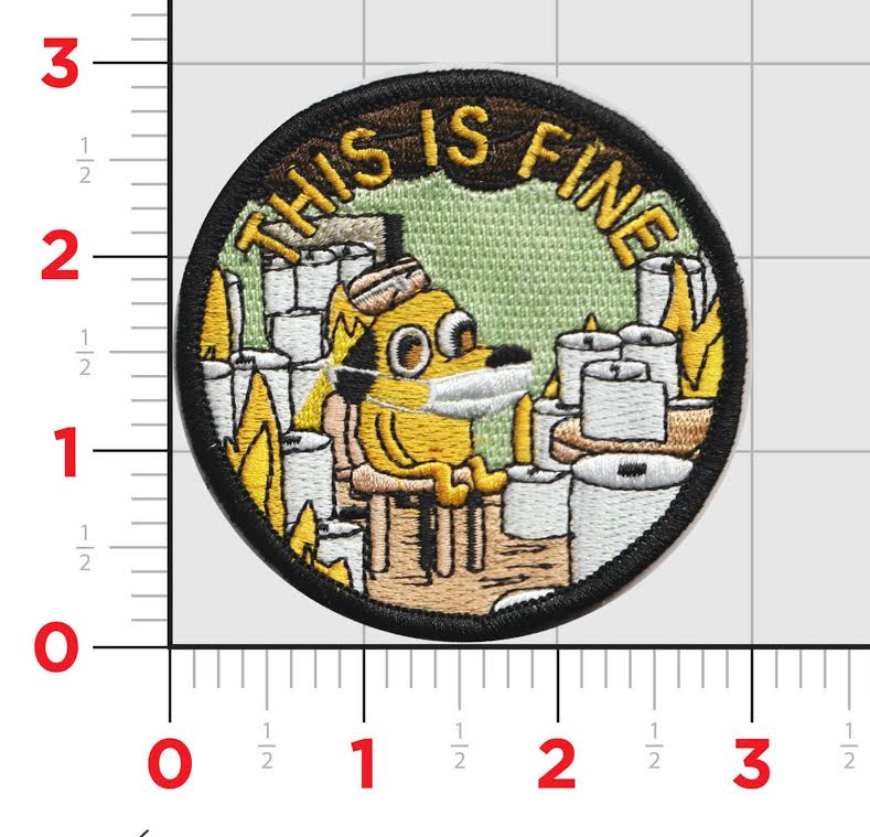 Buy This is Fine Patch | MarinePatches.com – MarinePatches.com - Custom ...