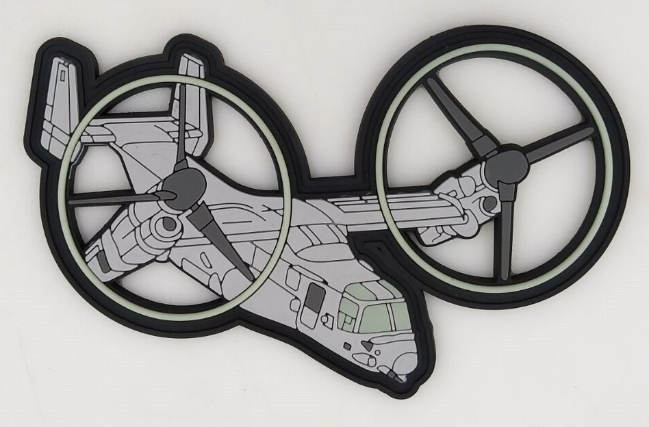 Buy USMC MV-22 Night Ops PVC GITD Patch | MarinePatches.com ...