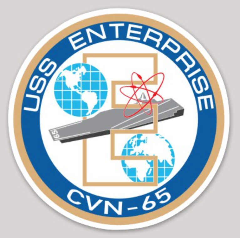 Buy USS Enterprise CVN-65 sticker Patch | MarinePatches.com ...