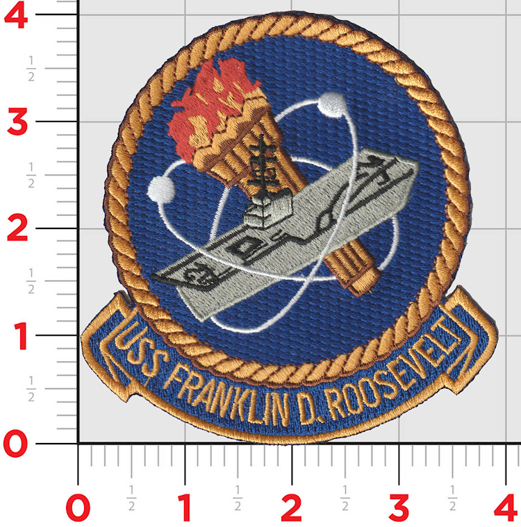 Buy USS Franklin D Roosevelt CV-42 Patch | MarinePatches.com ...