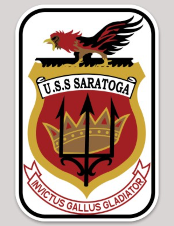 Buy USS Saratoga sticker CV-3/CV-6 Patch | MarinePatches.com ...