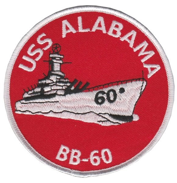 Buy USS Alabama BB-60 Patch | MarinePatches.com – MarinePatches.com ...