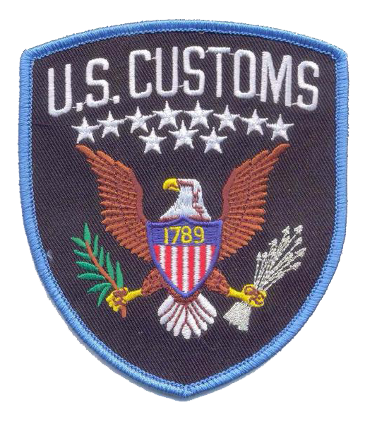 Buy Legacy US Customs Shoulder Pat Patch | MarinePatches.com ...