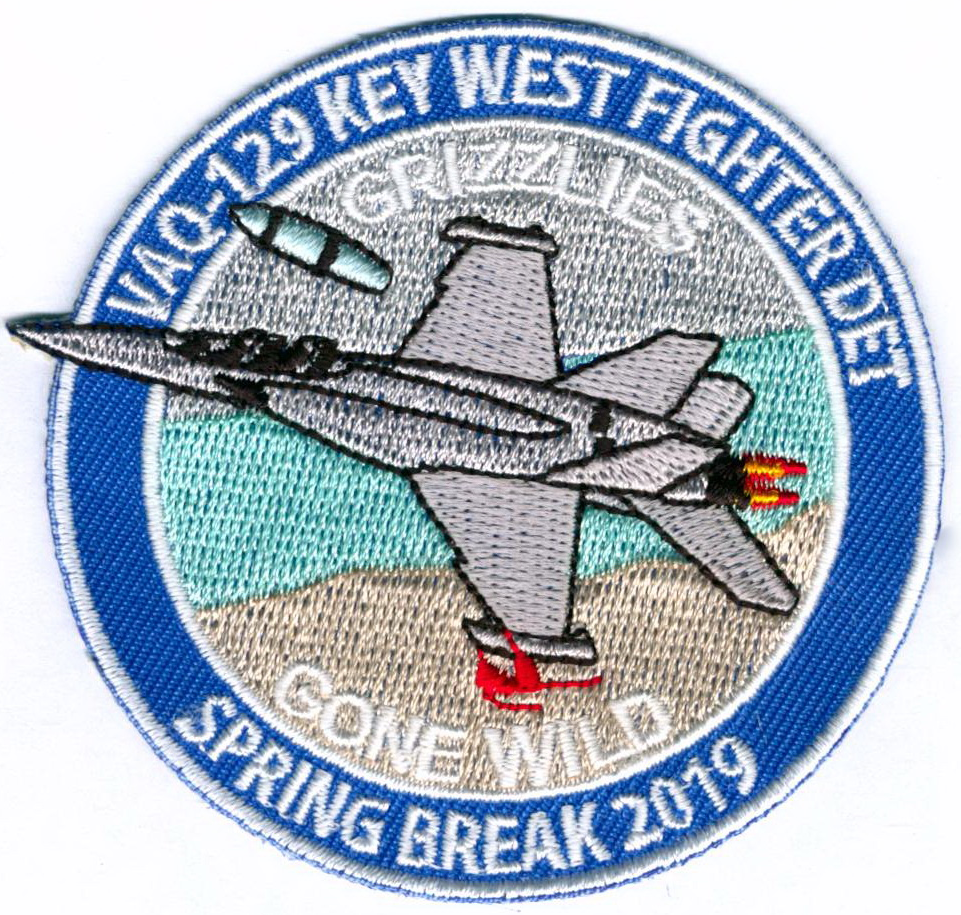 Buy US Navy VAQ-129 Grizzlies Key Patch | MarinePatches.com ...