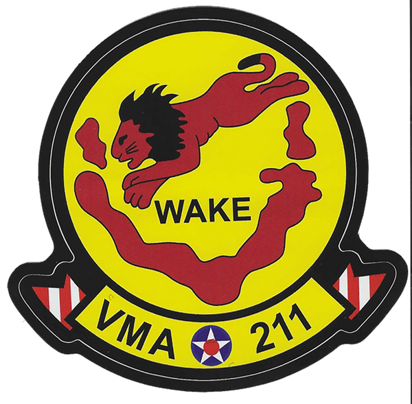 Officially Licensed USMC VMFA-211 Wake Island Avengers Sticker ...