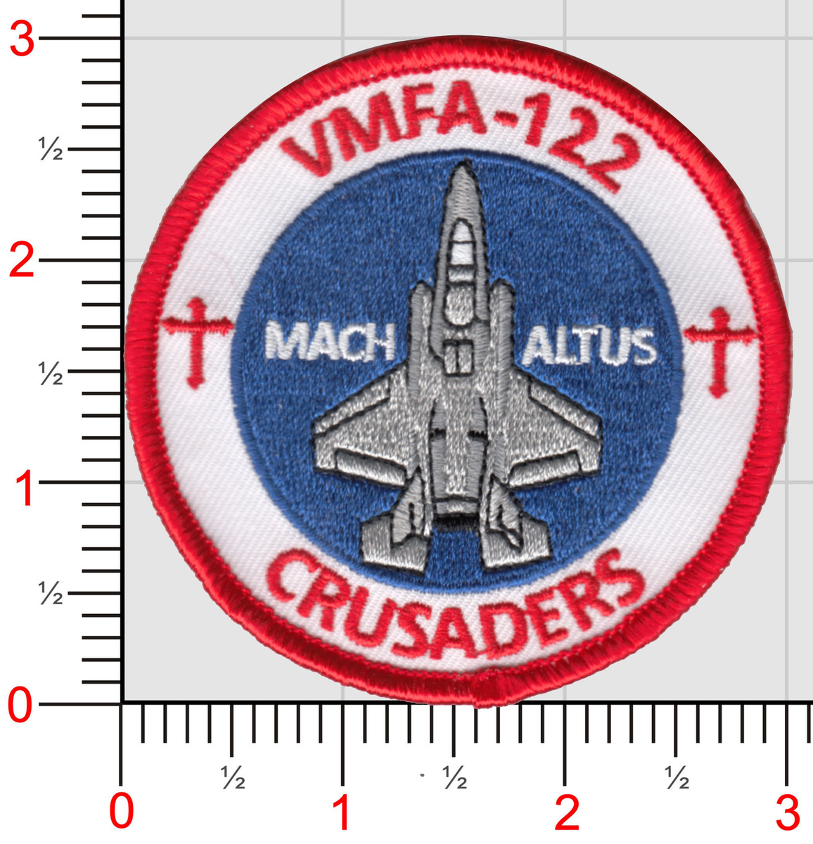 Buy Official VMFA-122 Crusaders Sh Patch | MarinePatches.com ...