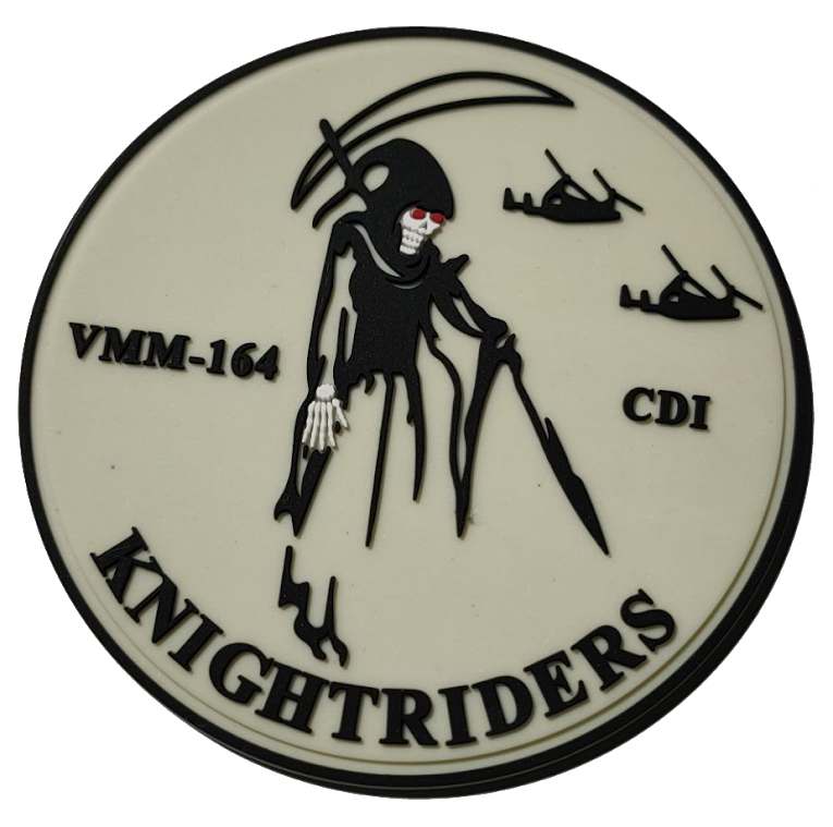 VMM-164 Knightriders Maintenance Qual PVC glow Patch – MarinePatches ...