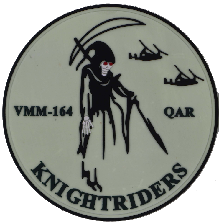 VMM-164 Knightriders Maintenance Qual PVC glow Patch – MarinePatches ...
