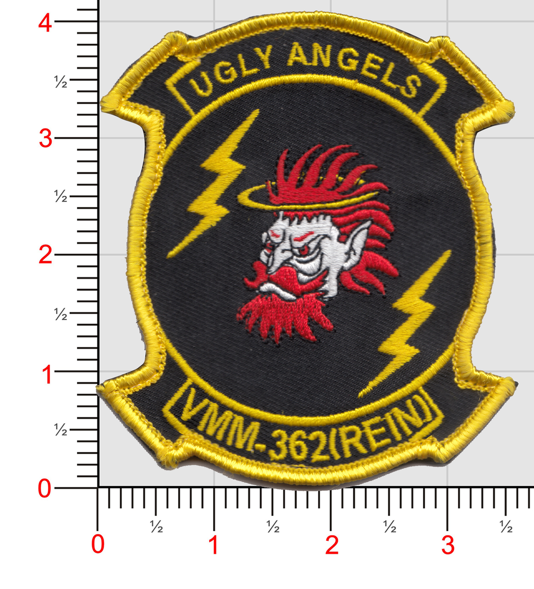 Officially Licensed USMC VMM-362 Ugly Angels REIN Squadron Patches ...