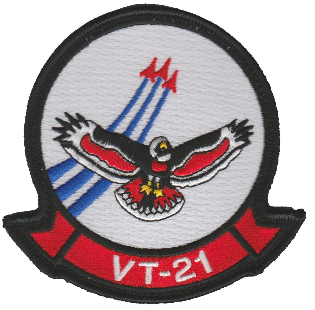 Officially Licensed US Navy VT-21 Redhawks Single Hawk Throwback Patch ...