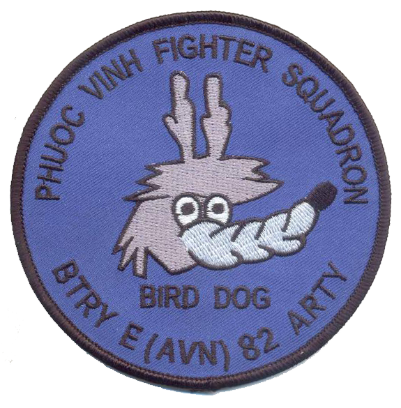 Bird Dog BTRY E 82 ARTY (AVN) Patch – MarinePatches.com - Custom ...