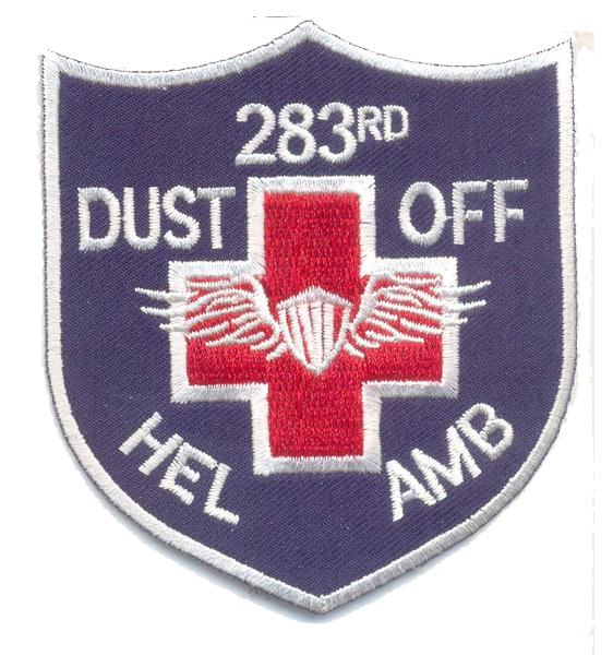 Buy US Army 283rd Dust Off Patch | MarinePatches.com – MarinePatches ...