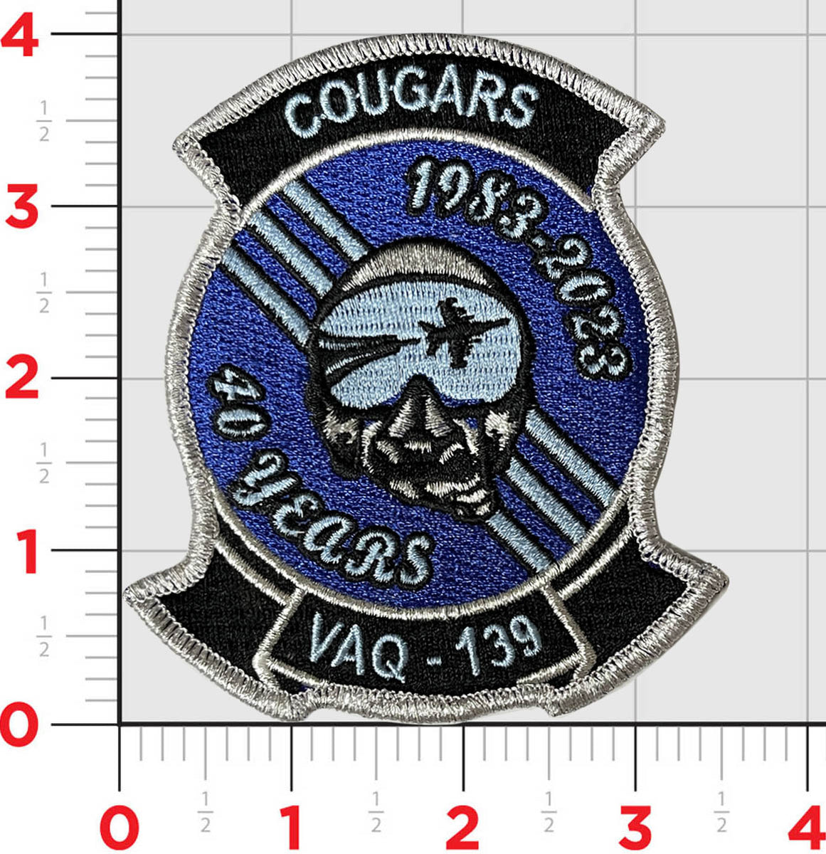 Buy Official VAQ-139 40th Annivers Patch | MarinePatches.com ...