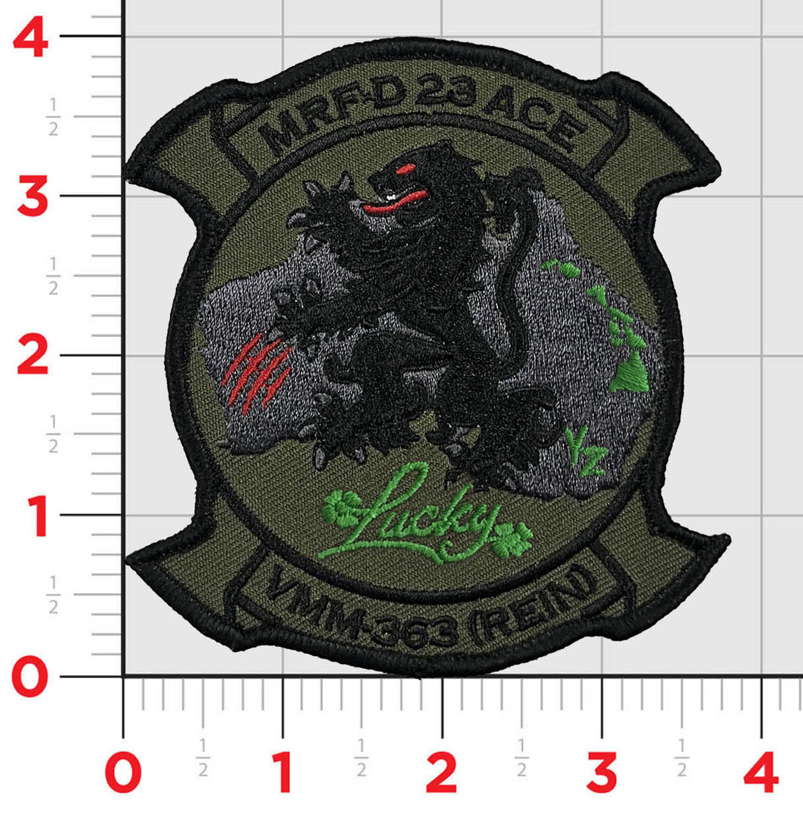 Buy Official VMM-363 REIN Red Lion Patch | MarinePatches.com ...