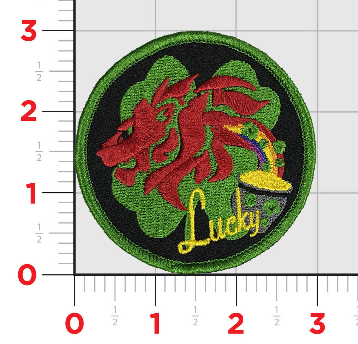 Official VMM-363 Lucky Red Lions St Patrick’s Day Shoulder Patch ...