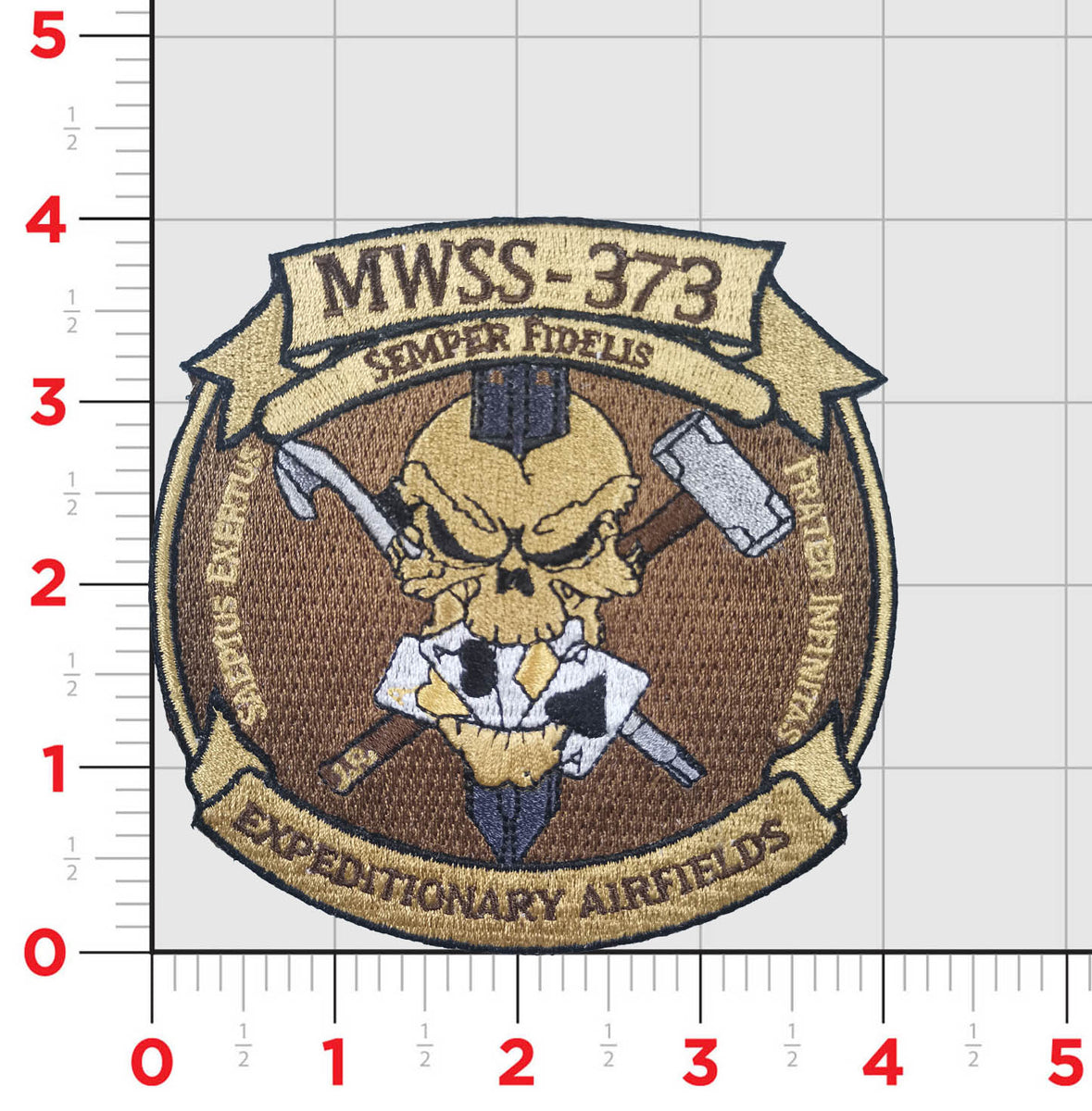 Official Marine Wing Support Squadron MWSS-373 Ace Support Patches ...