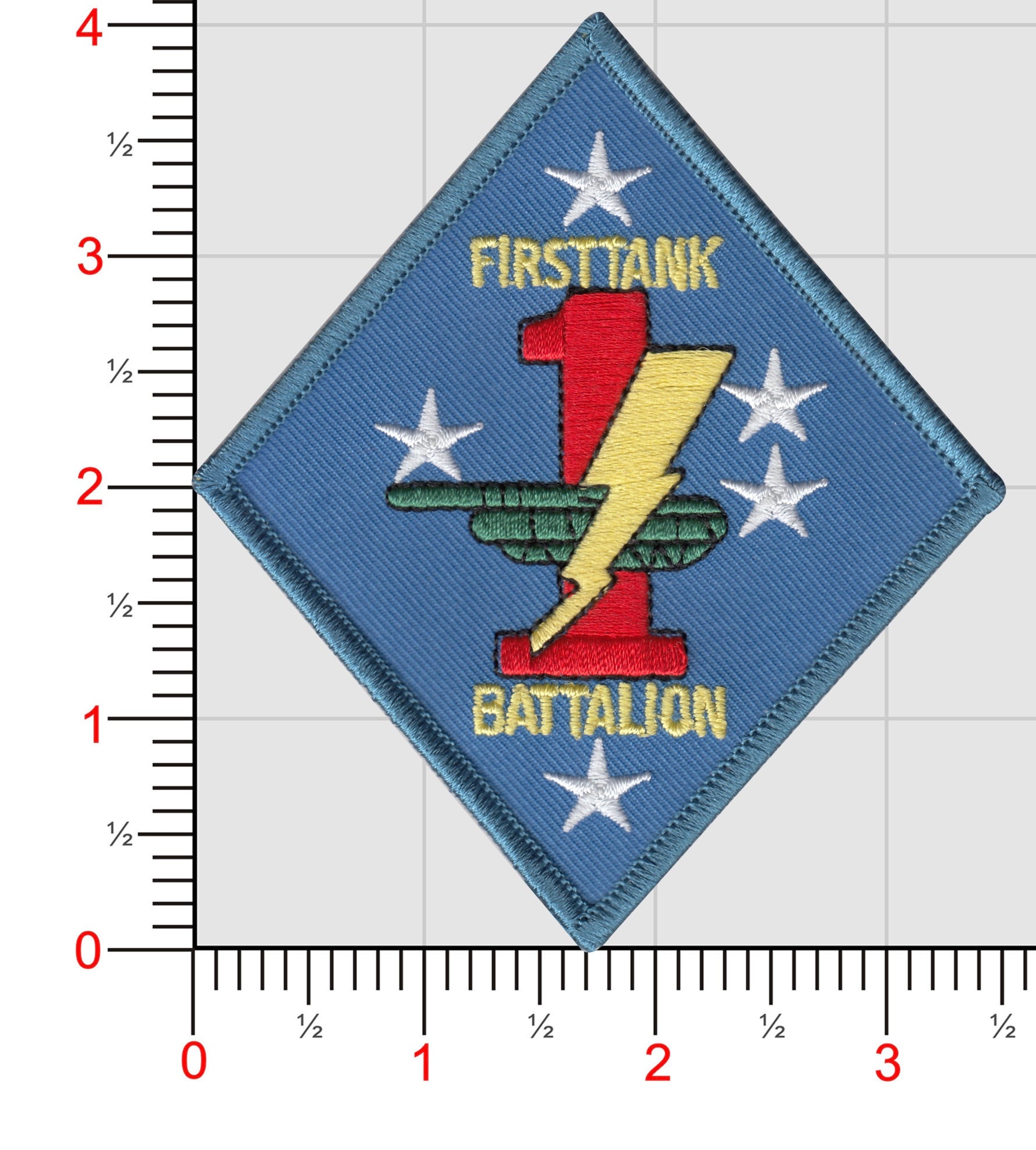 Buy 1st Tank Battalion Original Pa Patch | MarinePatches.com ...