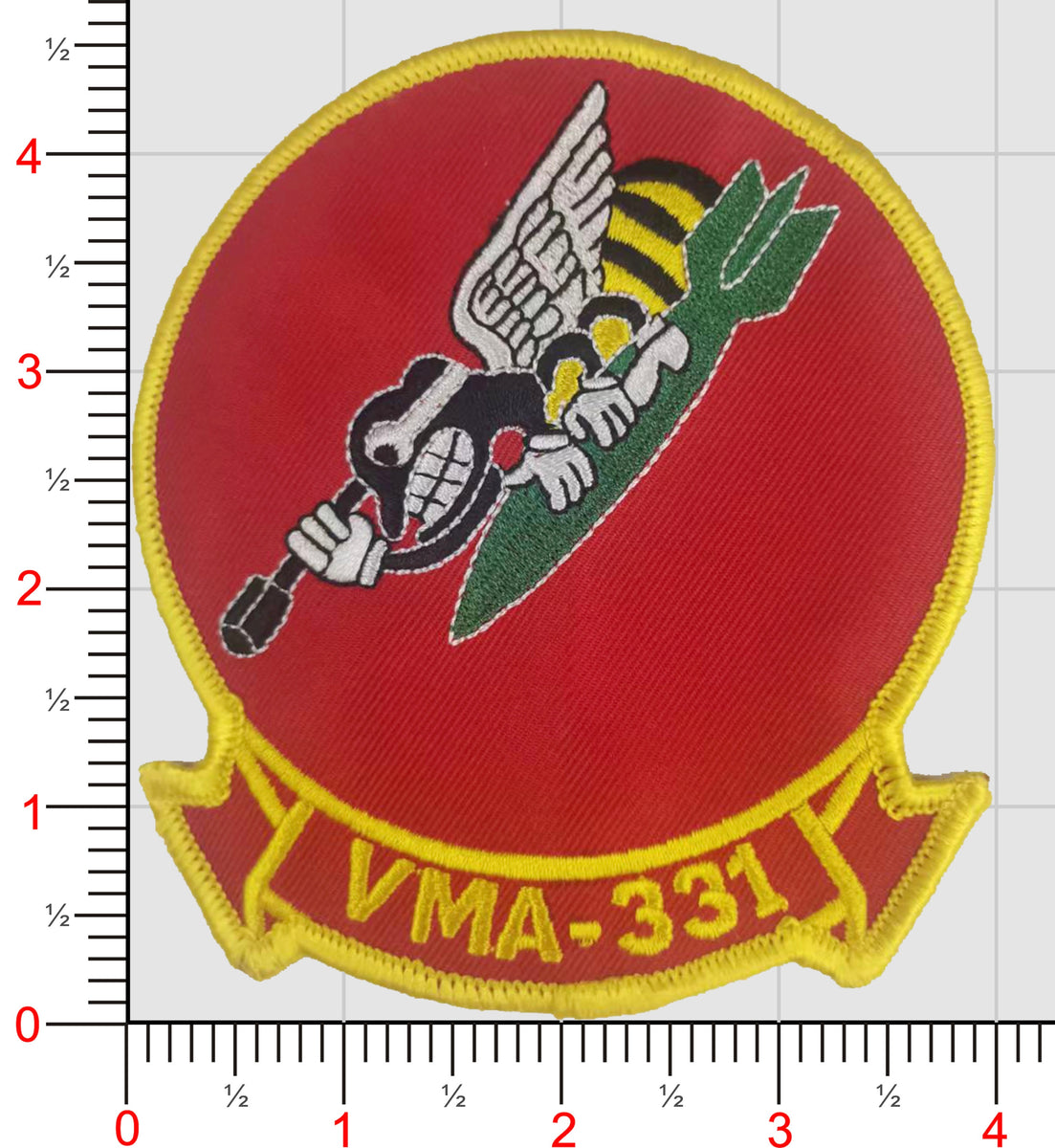 Get USMC VMA-331 Bumblebees- No Hook and Loop – MarinePatches.com ...