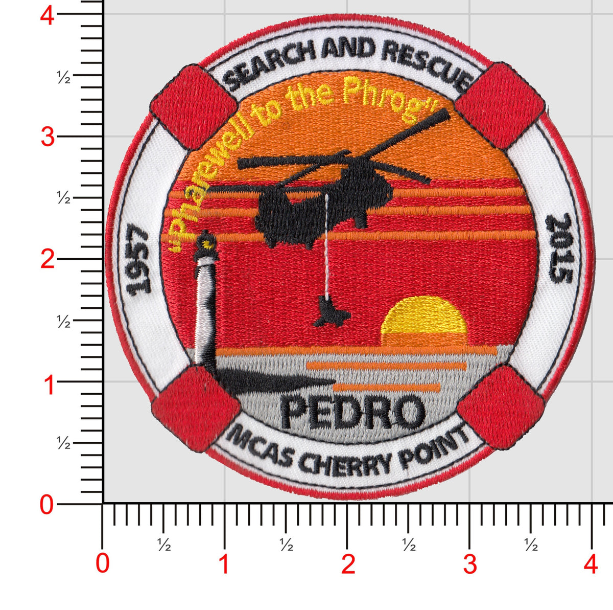 Buy Official VMR-1 Pedro Sundown P Patch | MarinePatches.com ...