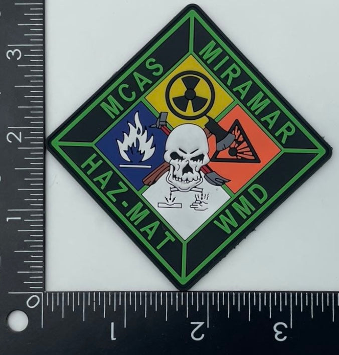 Buy Official MCAS Miramar HAZ-MAT Patch | MarinePatches.com ...