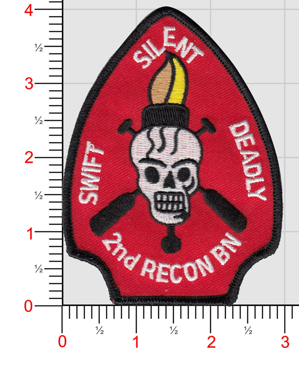 Officially Licensed USMC 2nd Recon Bn- Swift, Silent, Deadly Patch ...
