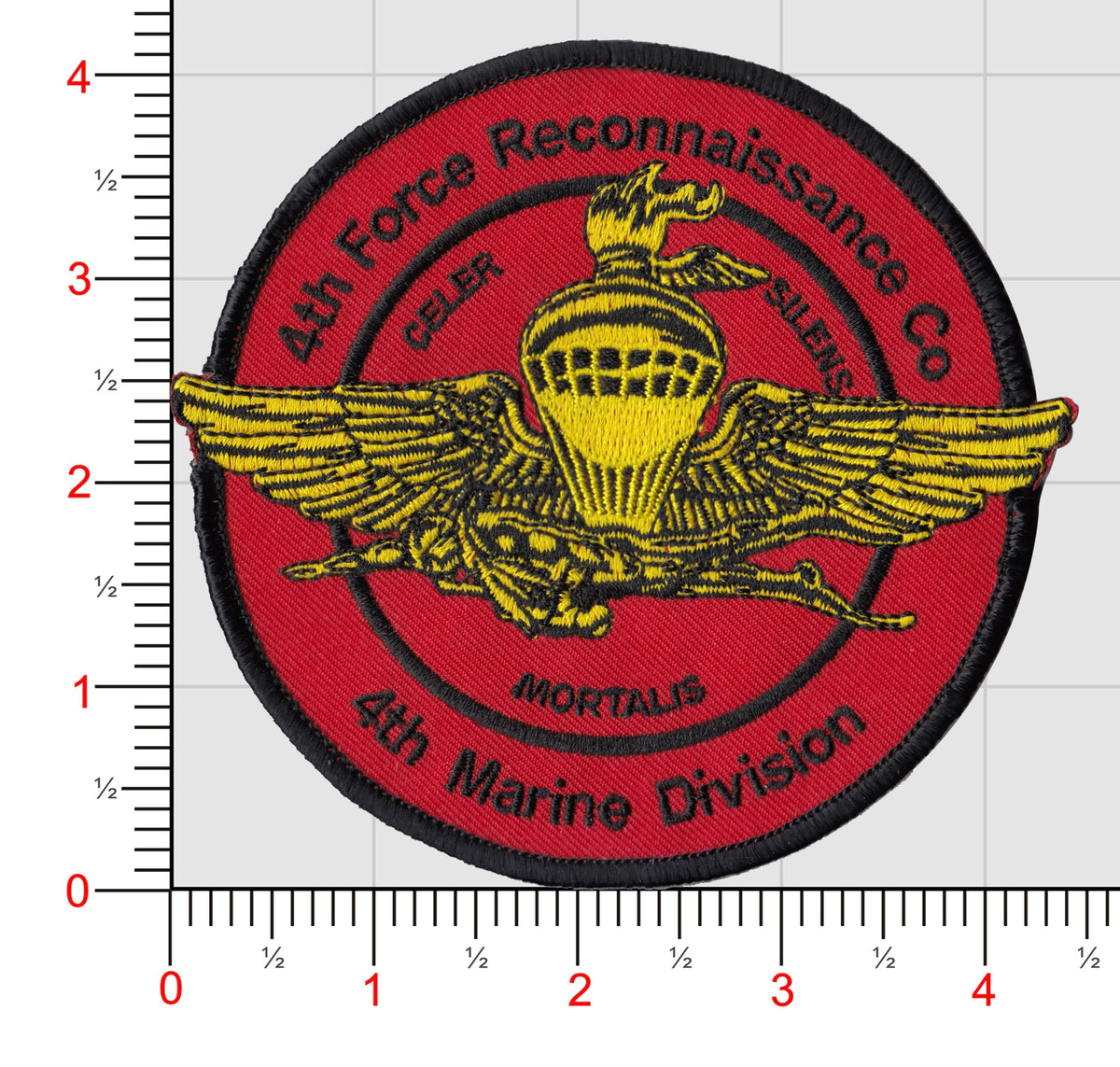 Officially Licensed USMC 4th Force Recon 4th MARDIV Patch ...