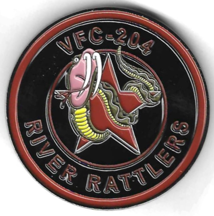 Officially Licensed US Navy VFC-204 River Rattlers Coin – MarinePatches ...