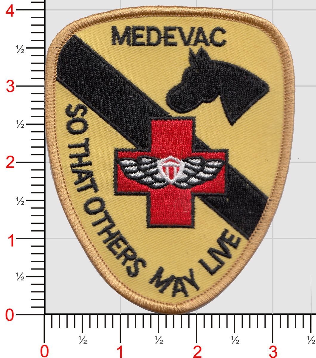 Buy US Army 1st Cavalry Medevac Pa Patch | MarinePatches.com ...