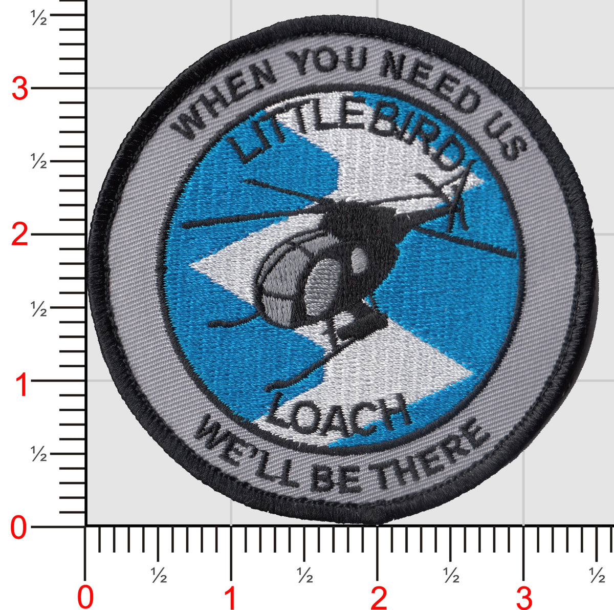 Buy OH-6 Loach/Little Bird Helicop Patch | MarinePatches.com ...