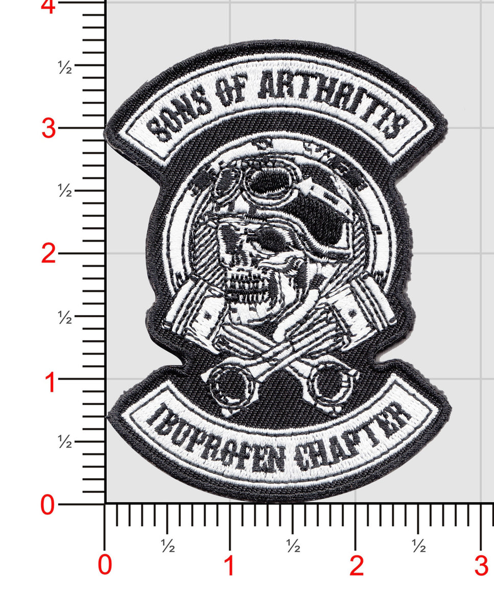 Buy Sons of Arthritis Biker Patch | MarinePatches.com – MarinePatches ...