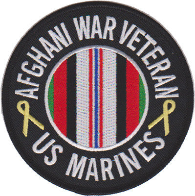 USMC Afghani War Veteran Patch – MarinePatches.com - Custom Patches ...