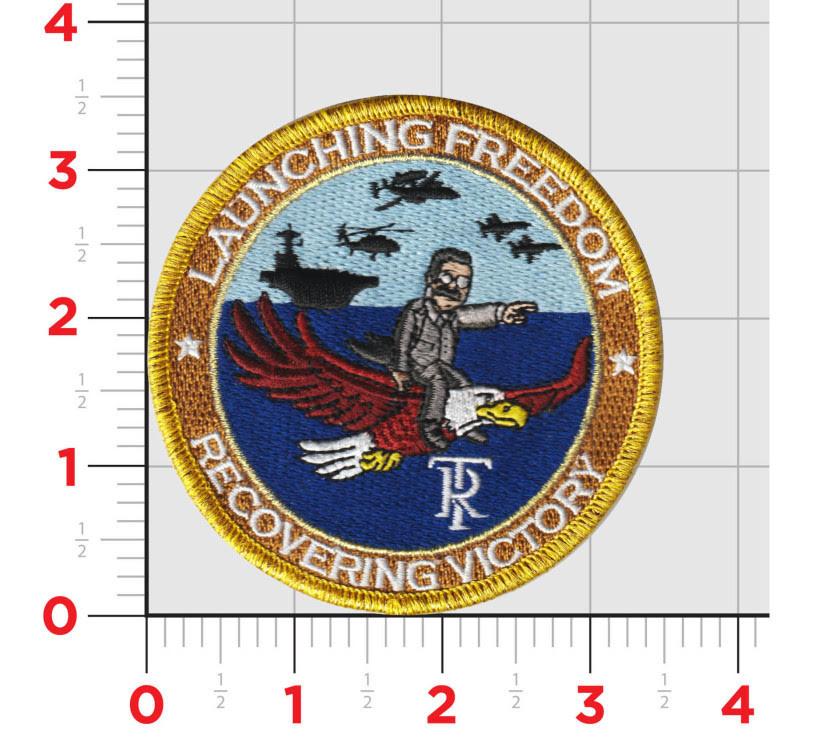 Buy USS Roosevelt CVN-71 Shooters Patch | MarinePatches.com ...