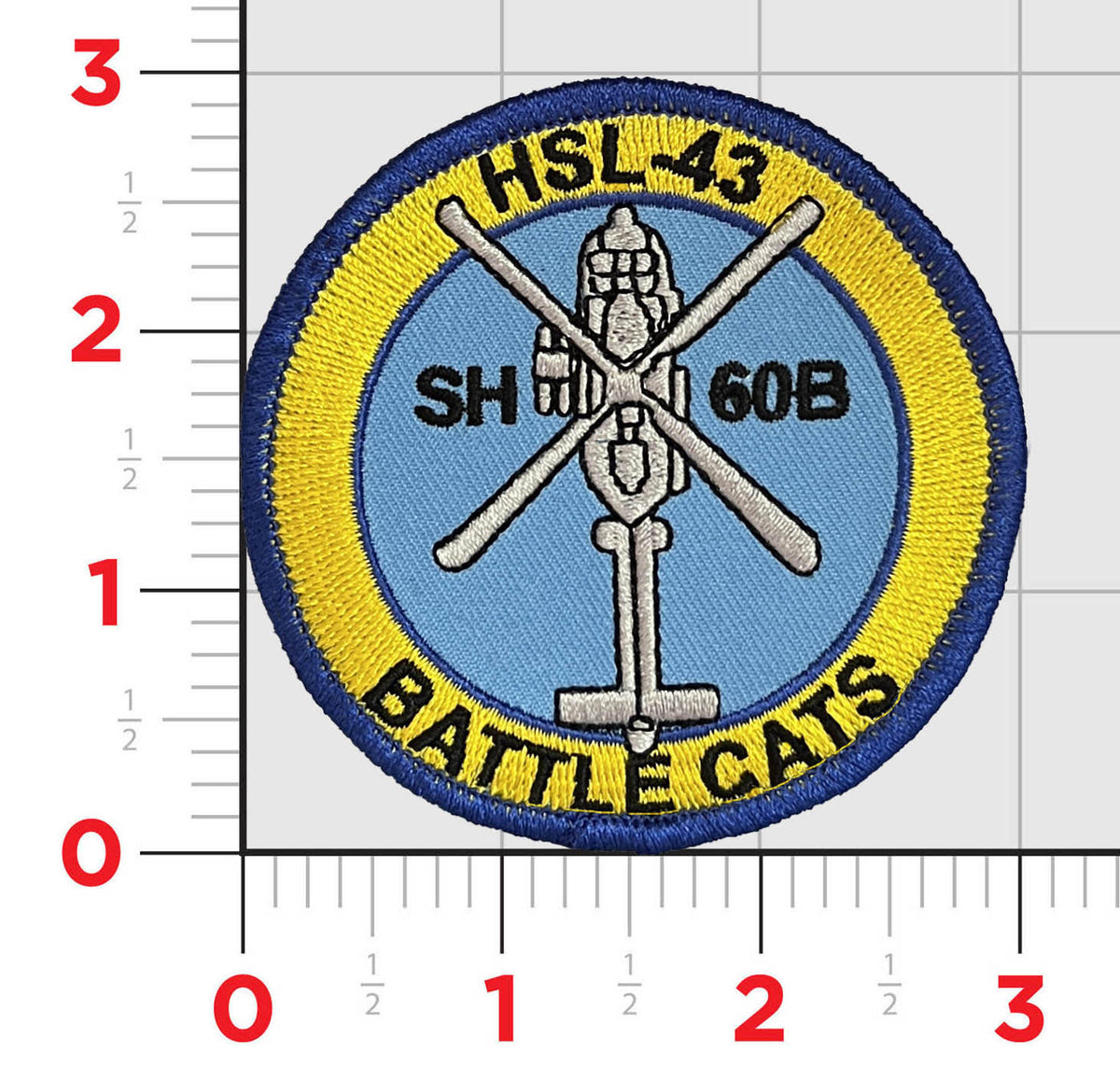 Buy Official HSL-43 SH-60B Shoulde Patch | MarinePatches.com ...