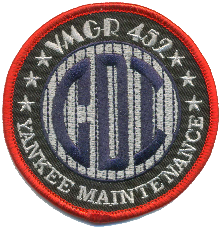 Buy VMGR-452 Yankees CDI shoulder Patch | MarinePatches.com ...